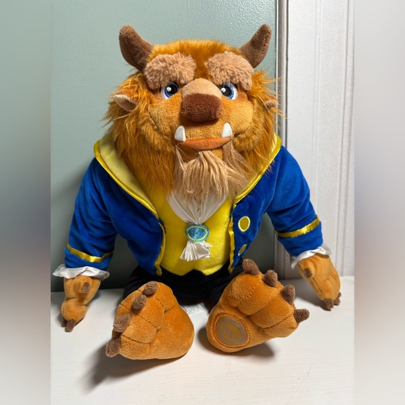 Disney | Toys | Disney Beauty And The Beast Beast Plush Disney Store ...